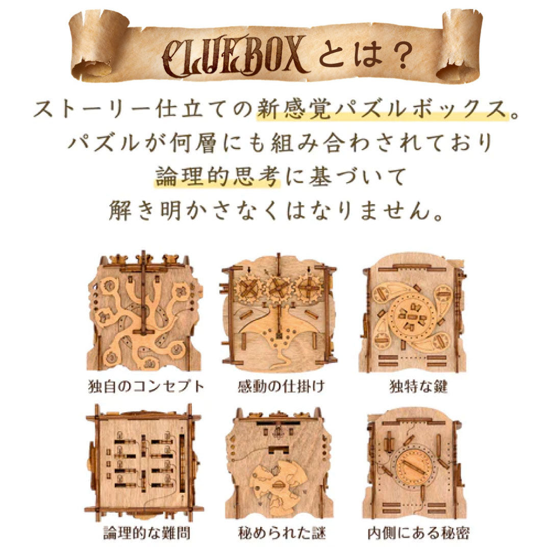 【Cluebox】送料無料｜新感覚パズルボックス - Kibidango Store